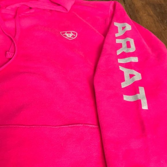 Ariat | Tops | Nwt Arita Hoodie Cabaret Pink | Poshmark